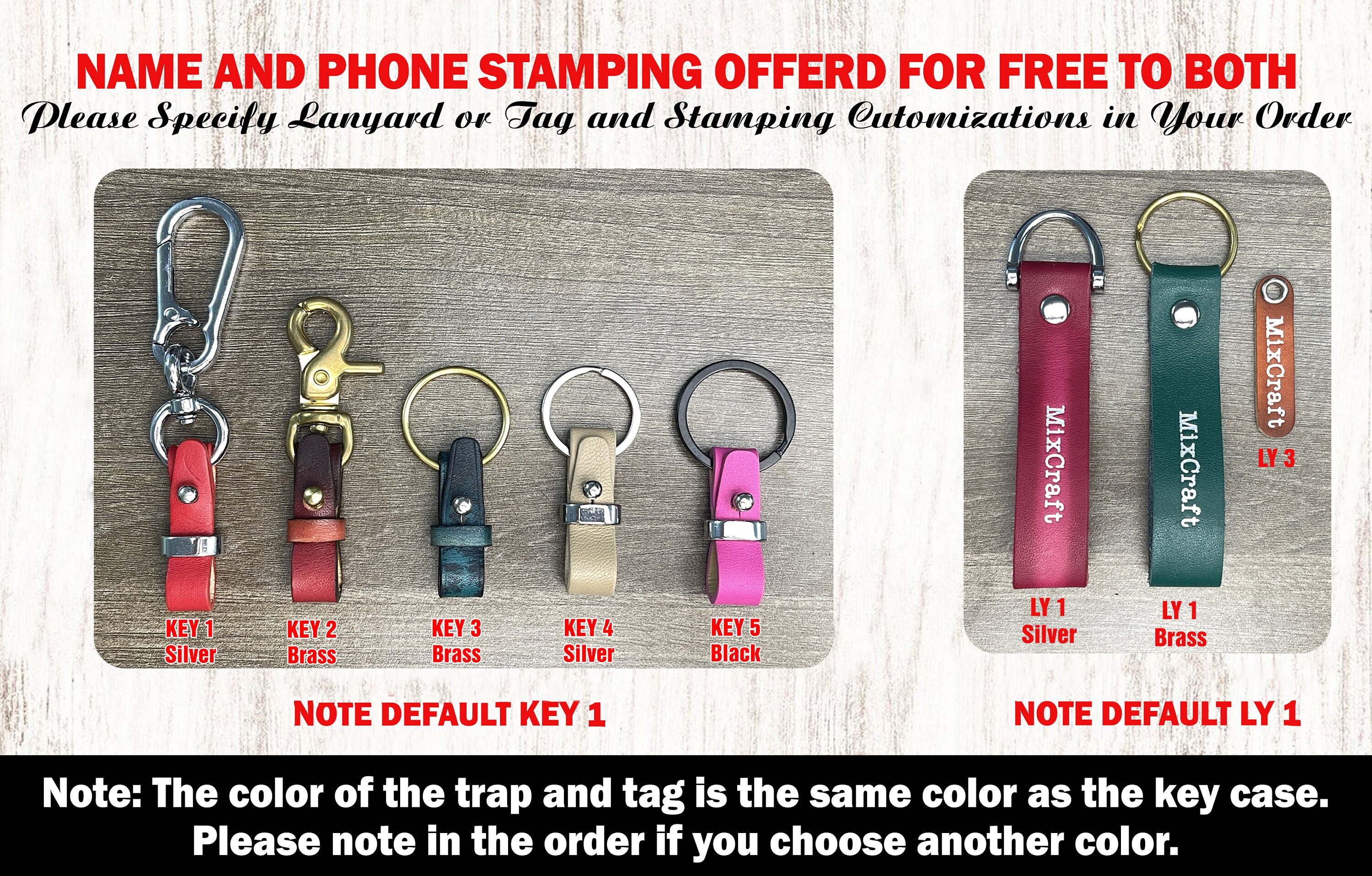 Toyota 4runner TRD Pro Leather Key Fob Cover & Keychain Gift Set for ...