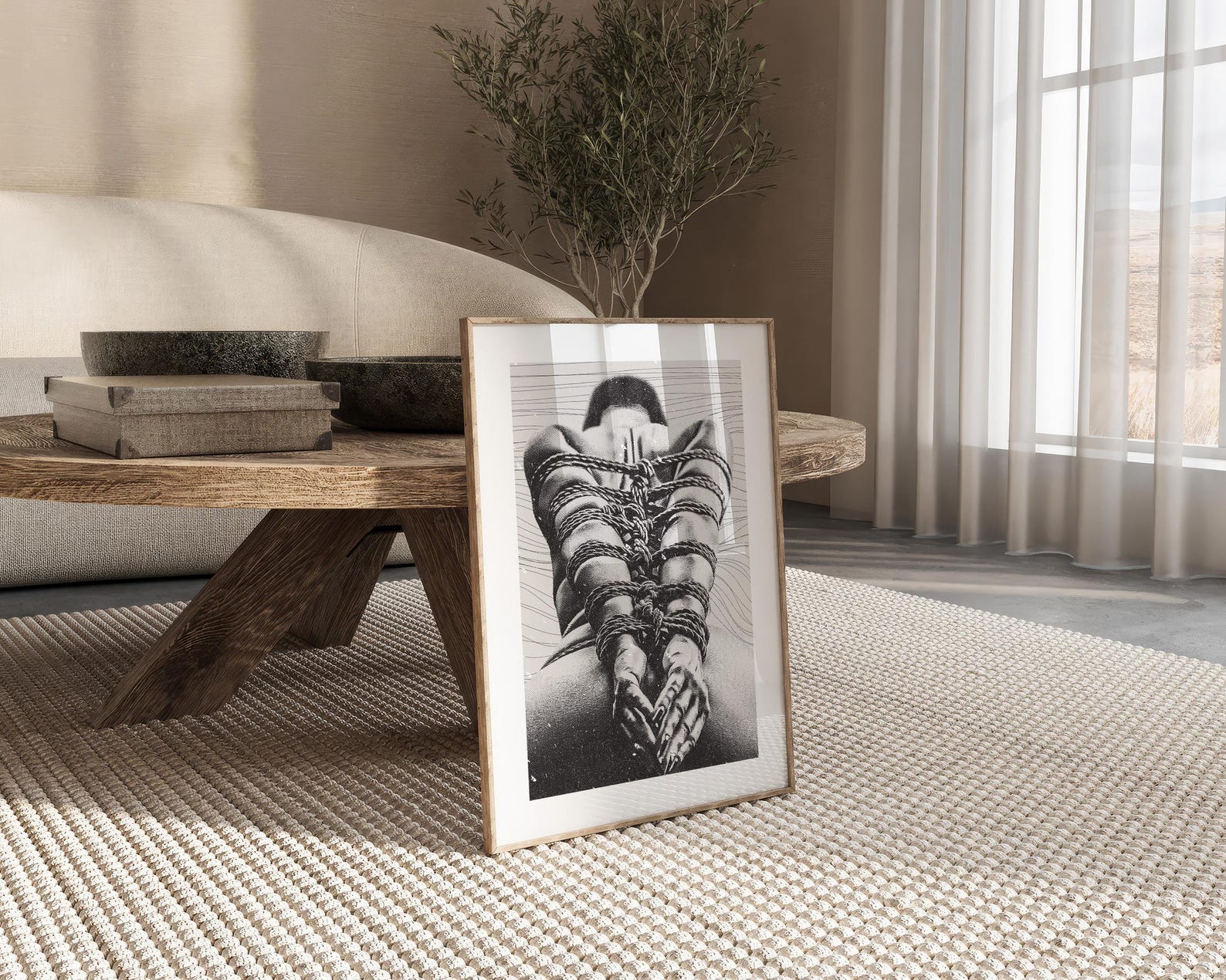 Shibari Inspired, Beauty in Rope, Sensual Body Art, Bedroom Decor ...