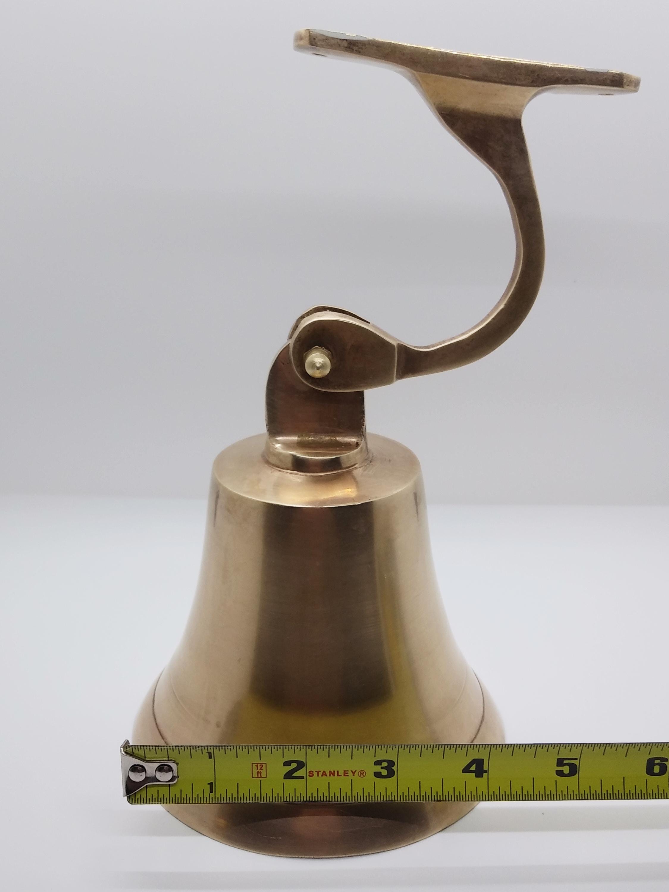 Vintage Solid Brass Old-fashioned Hanging Front Door Bell - Etsy