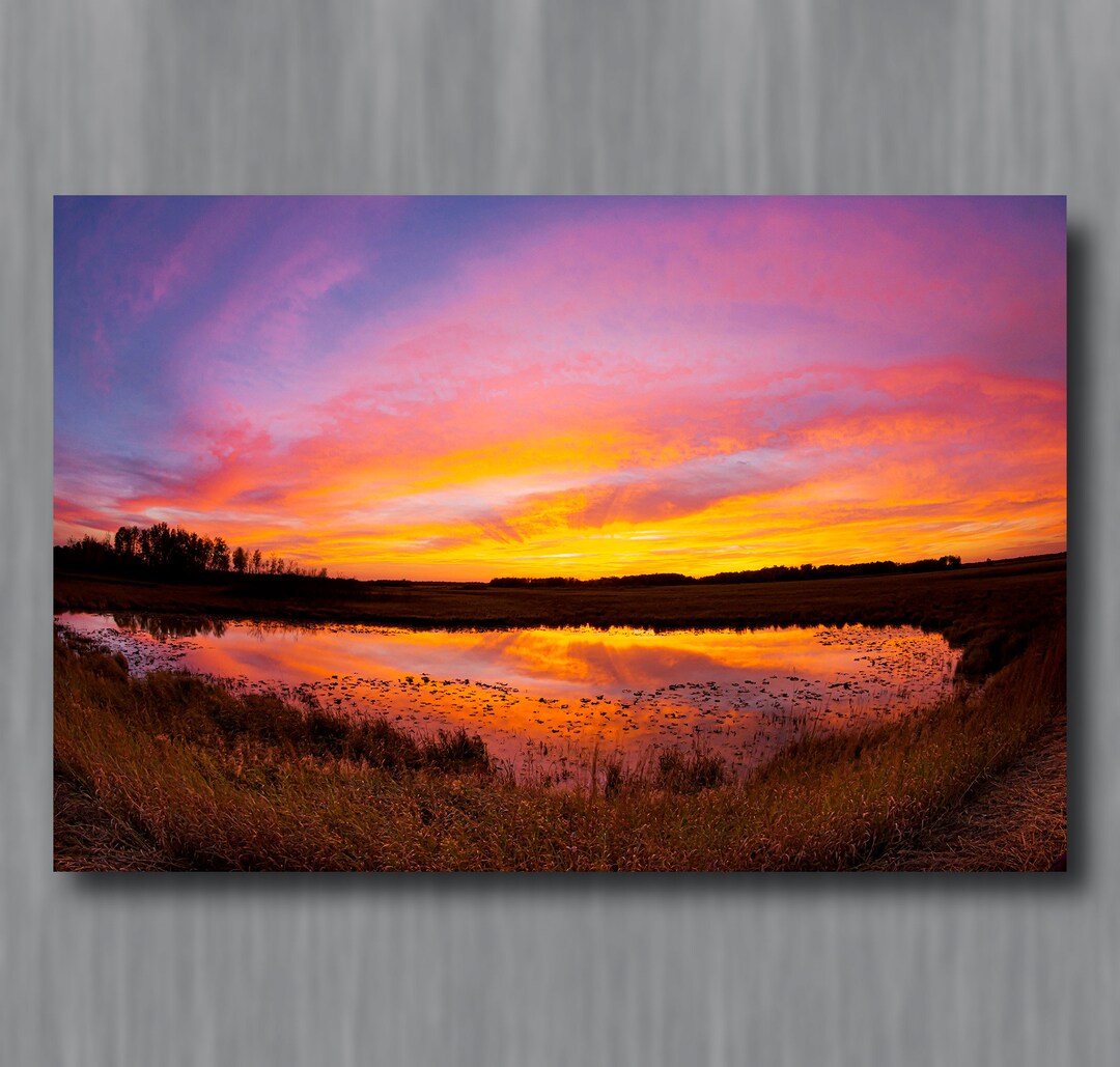 Crex Meadows State Wildlife Area Sunset Photograph | Colorful Nature ...
