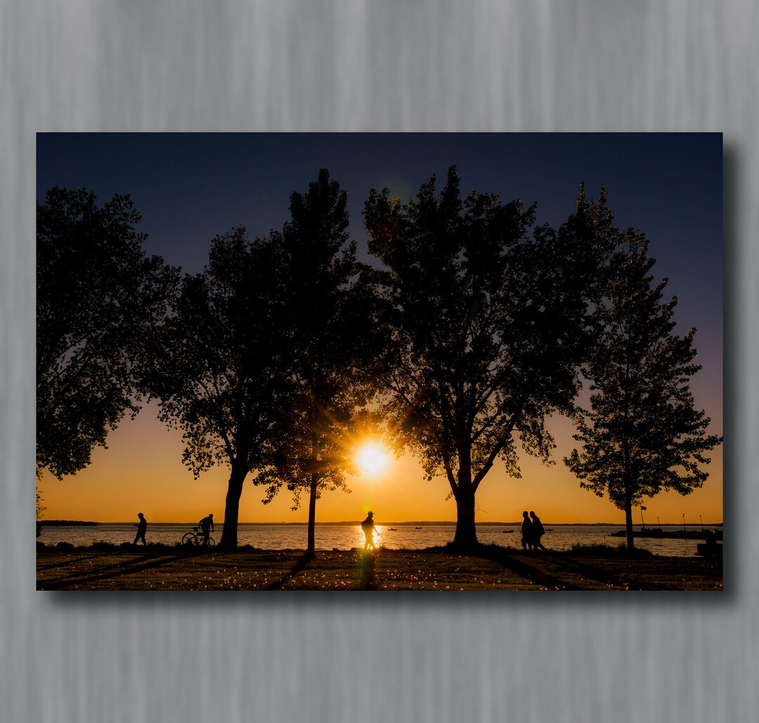 Tenney Park Sunset Photograph Madison Wisconsin Photography - Etsy