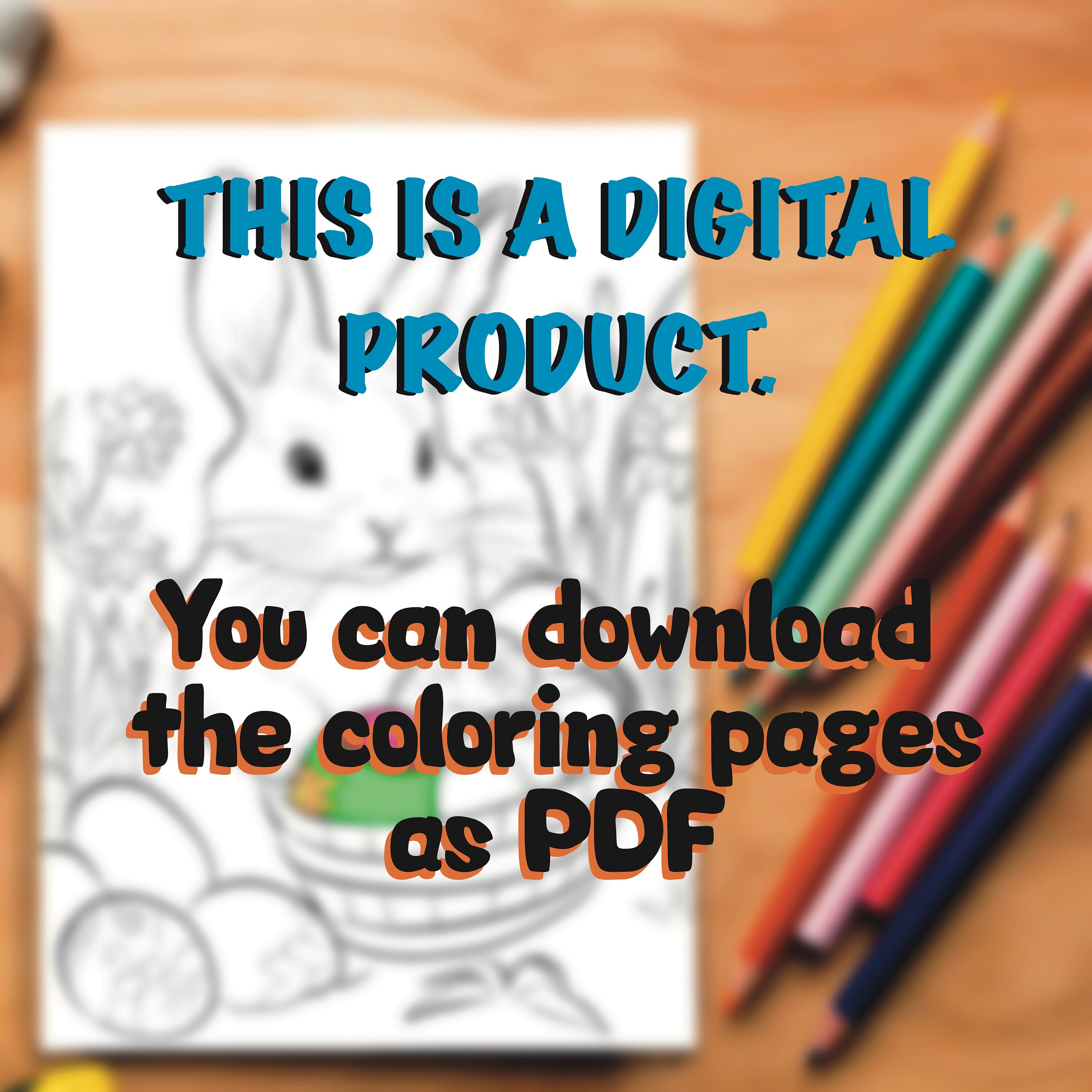 10 Easter Coloring Pages, Easter Coloring Pages for Kids, Easter ...