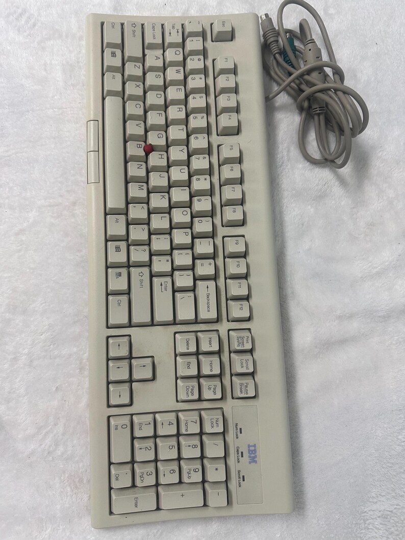 EXTREMELY RARE Ibm KPD8923 Trackpoint Pc Keyboard Good Condition - Etsy