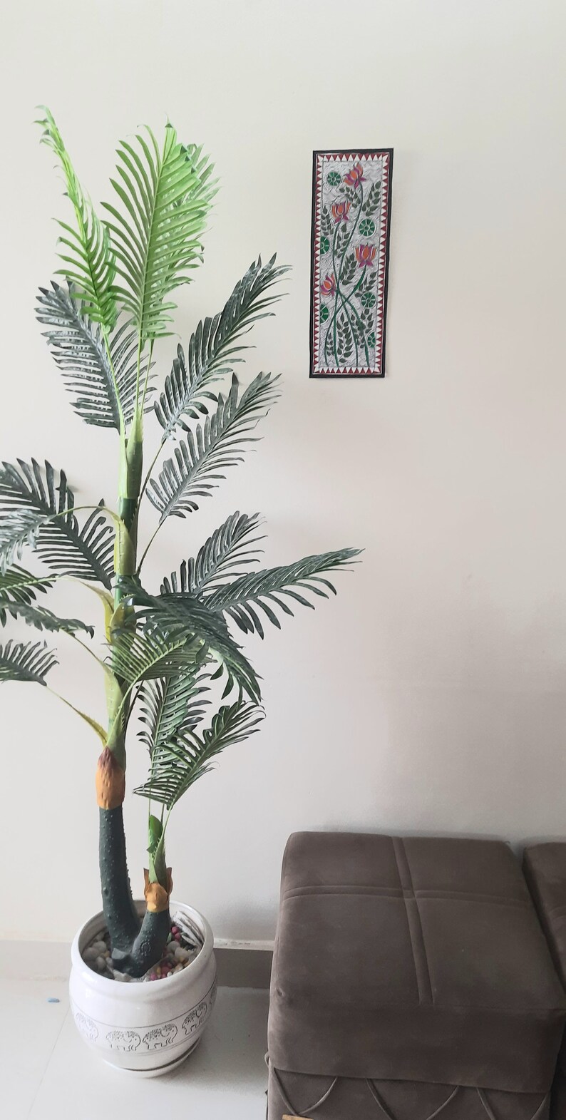 Lotus Blooms of Elegance: A Madhubani Ode to Divine Purity, Floral ...