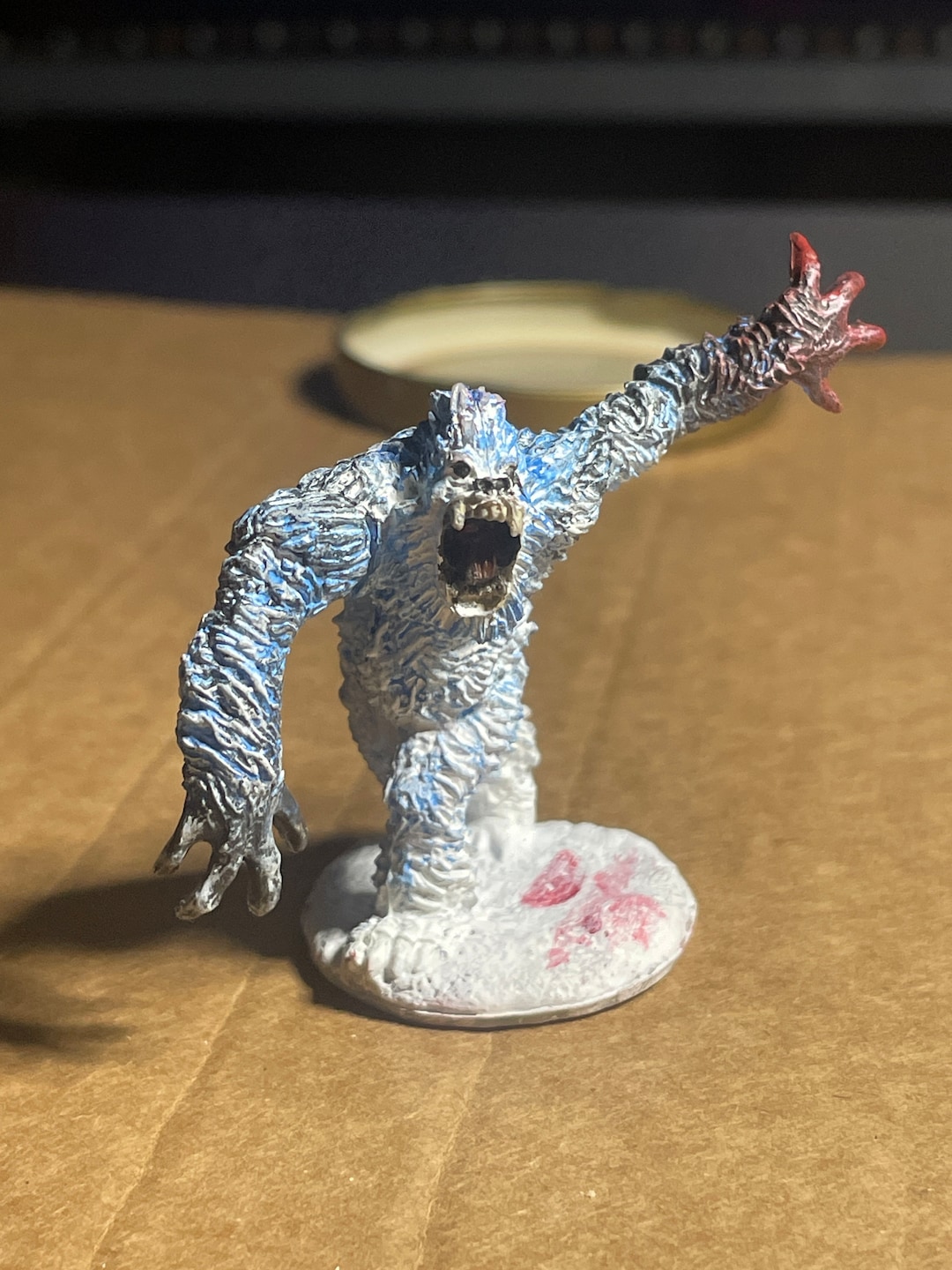 Angry Yeti Painted Minifigure - Etsy