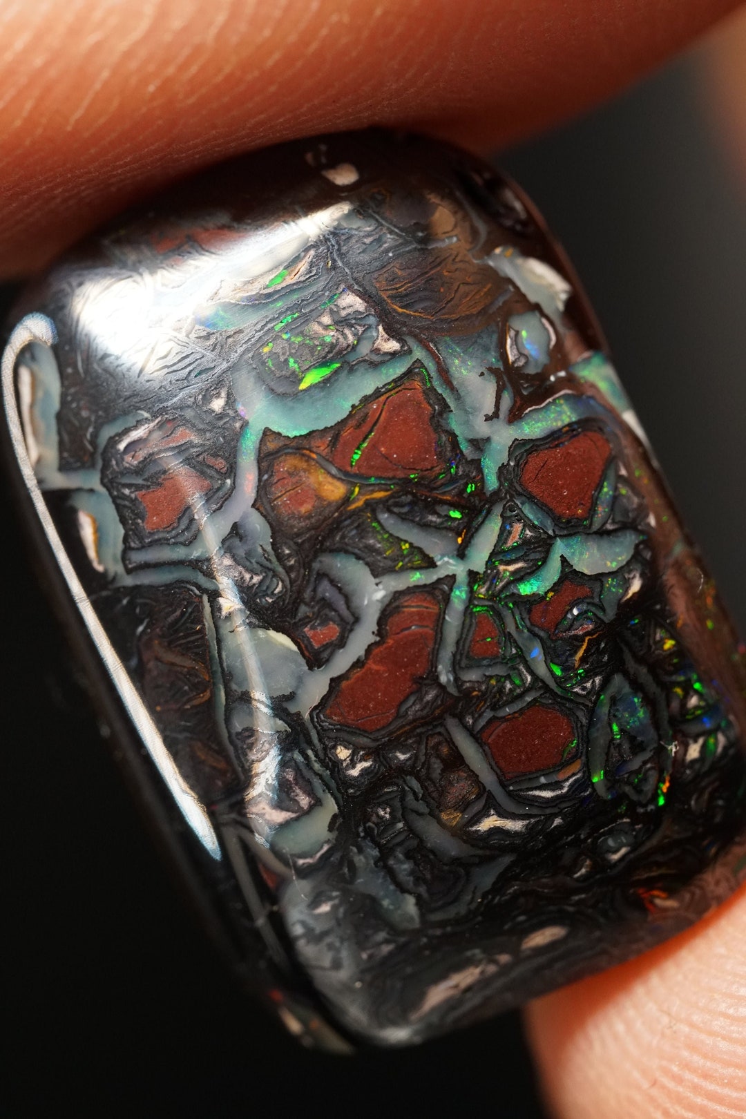 26.83ct Beautiful Australian Matrix Boulder Opal From Australia - Etsy