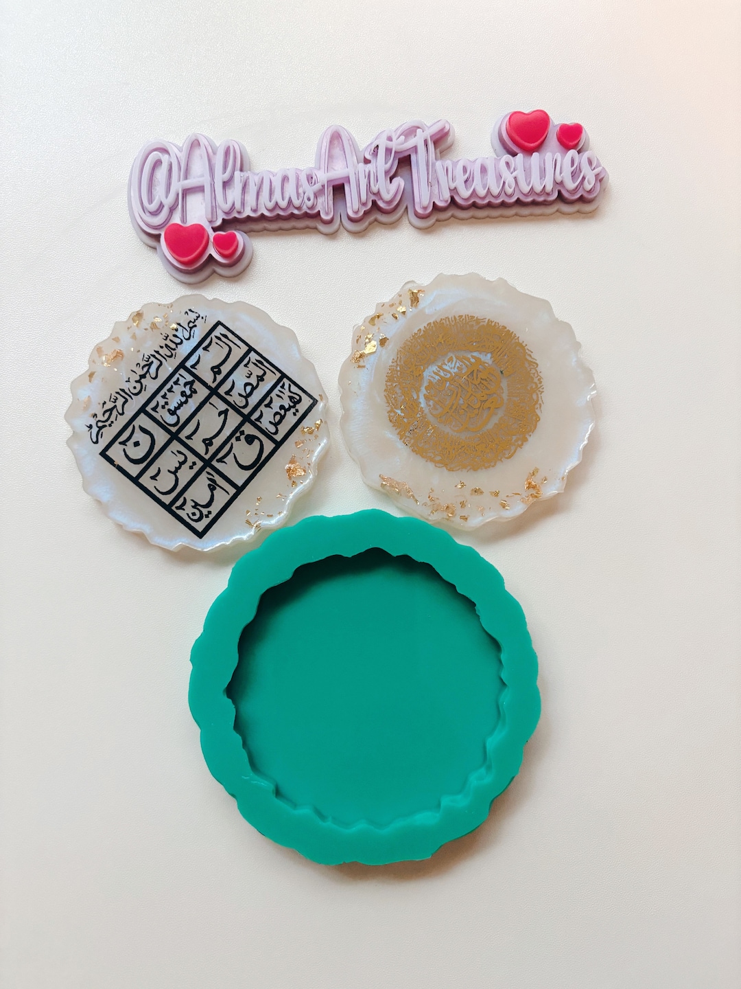 Epoxy Irregular Silicone Mold | Coaster Mold for 3” Inches Irregular ...