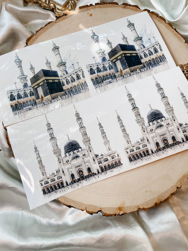 Hajj Mubarak Kaaba UVDTF Sticker, Resin Transfer Sticker - Etsy
