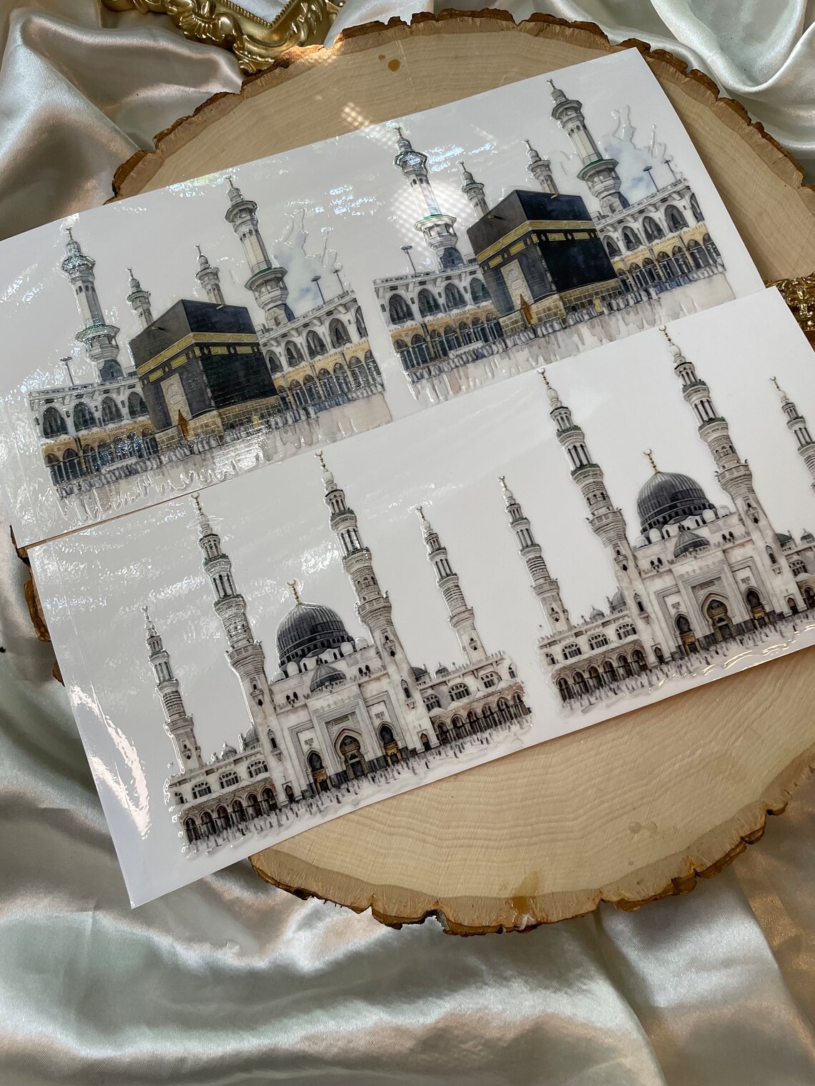 Hajj Mubarak Kaaba UVDTF Sticker, Resin Transfer Sticker - Etsy
