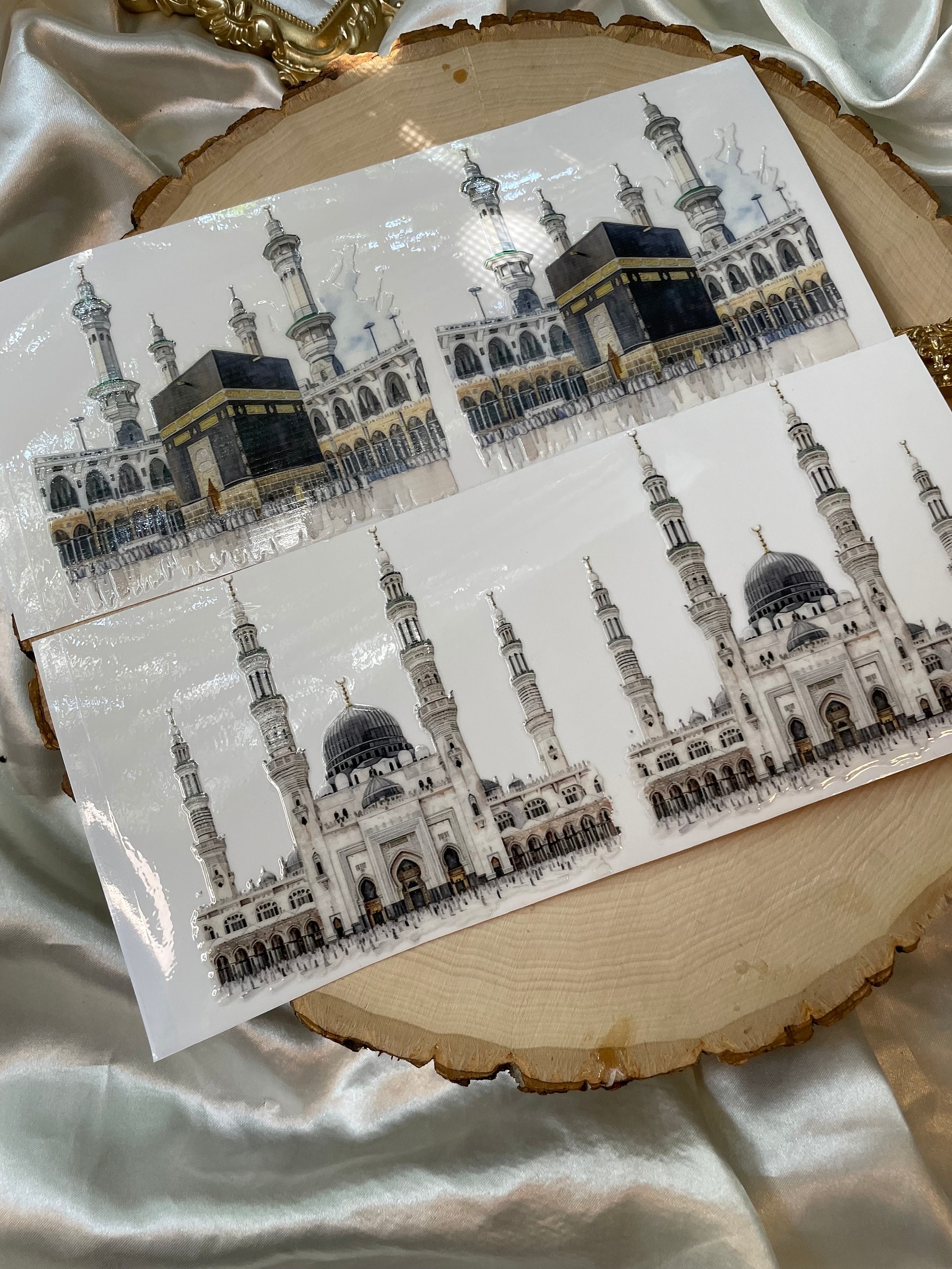 Hajj Mubarak Kaaba UVDTF Sticker, Resin Transfer Sticker - Etsy