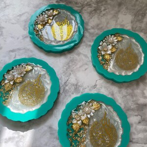 Epoxy Irregular Silicone Mold | Coaster Mold for 3” Inches Irregular ...