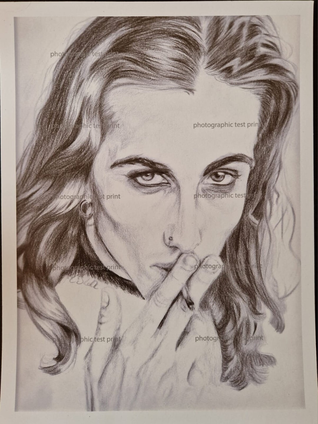 Portrait Damiano David, Maneskin - Etsy