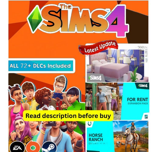 The Sims 4 Complete Collection All 72 DLC Expansions Packs - Etsy Australia