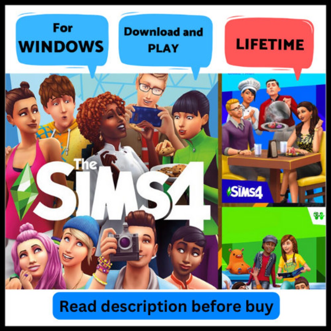 The Sims 4 ALL DLC Expansion Packs windows PC - Etsy UK