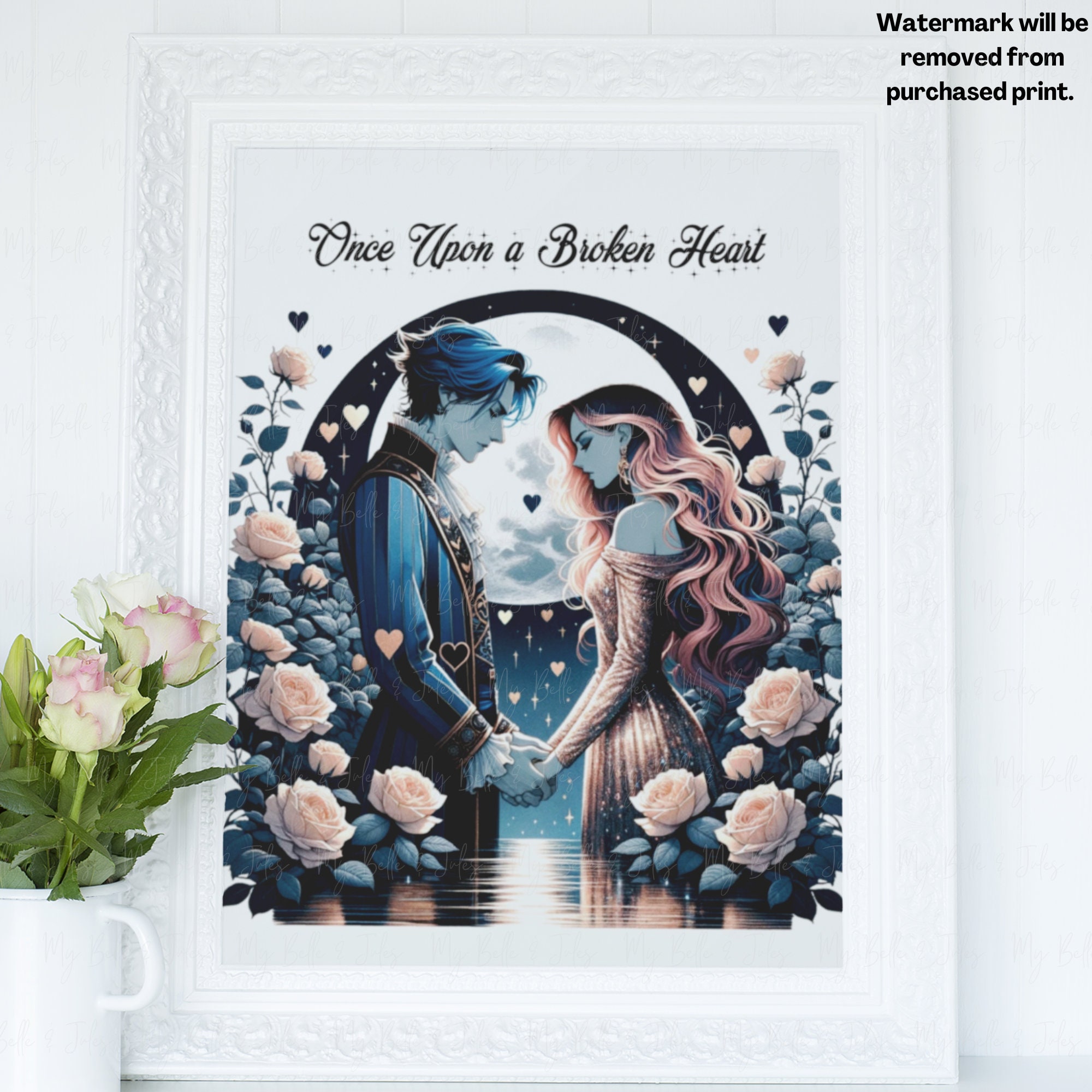 Once Upon a Broken Heart Art Print, Jacks and Evangeline Art, the Great North, Caraval, the ...