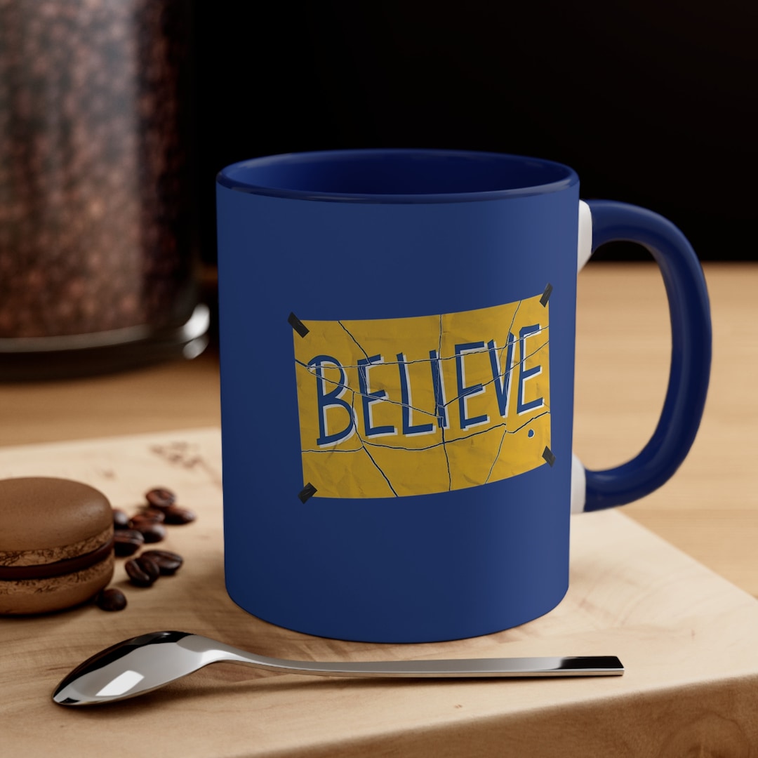 Ted Lasso Torn 'believe' Sign Inspirational Mug - Etsy
