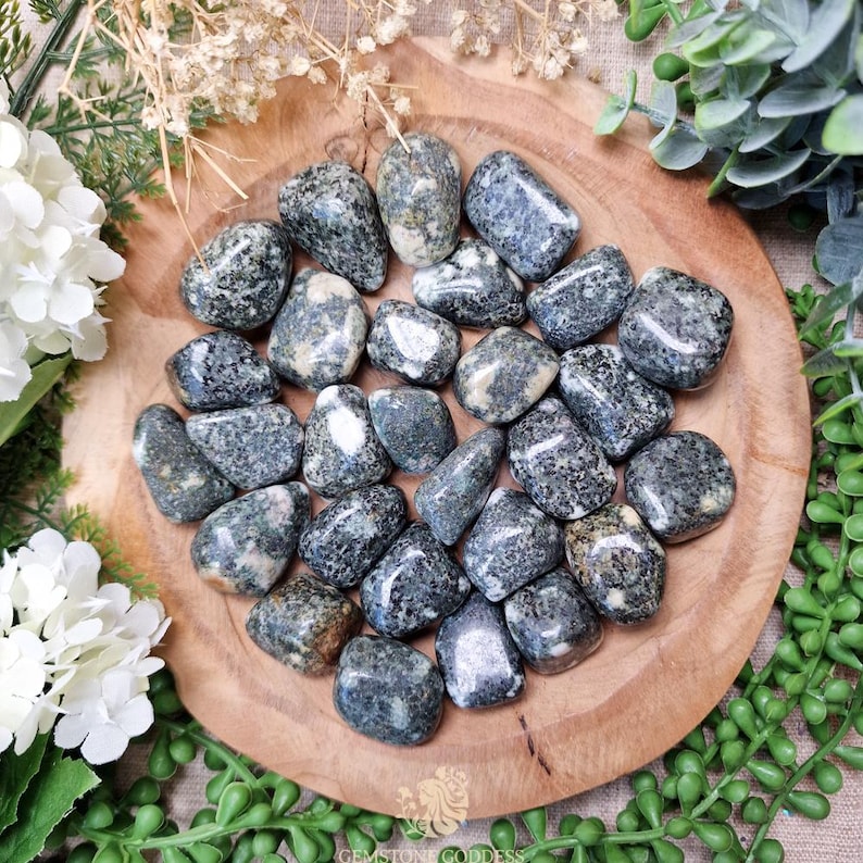 Preseli Bluestone Tumbled Stone, Crystal Gemstone Polished Natural High ...