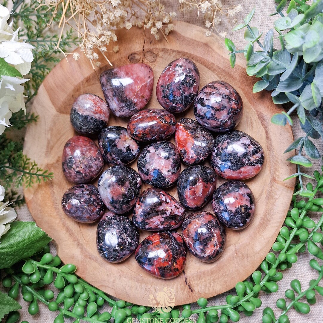 Amphibolite Tumbled Stone, Crystal Gemstone Polished Natural High ...