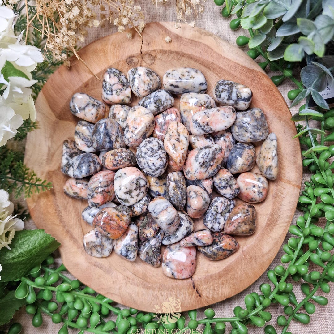 Sphalerite Dolomite Chalcopyrite Tumbled Stone, Crystal Gemstone ...