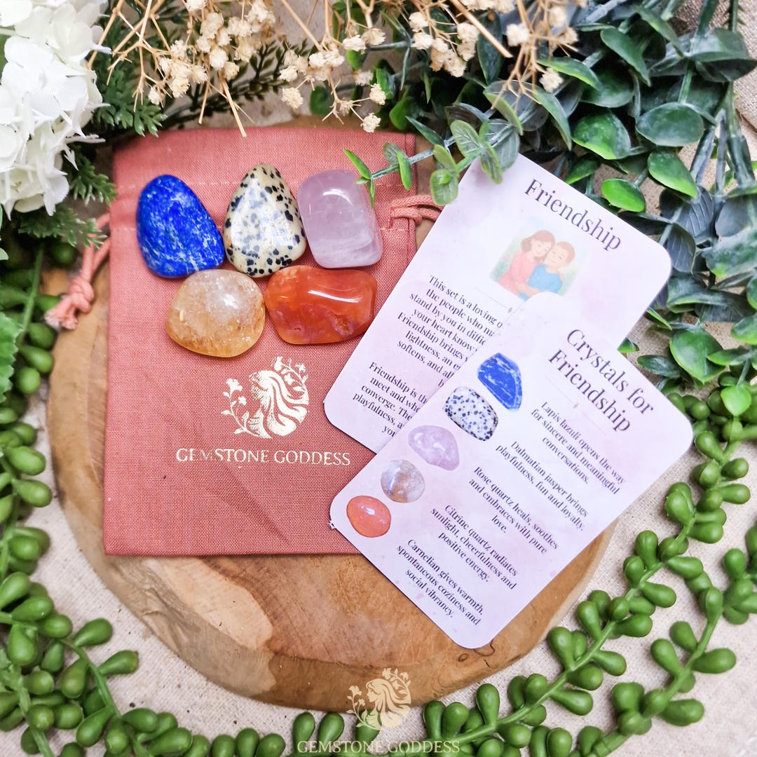 Friendship Crystals | Crystal Set Kit Tumbled Stone Healing Gemstone ...