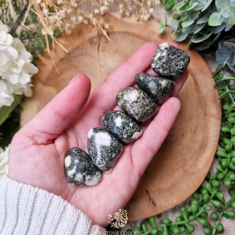 Preseli Bluestone Tumbled Stone, Crystal Gemstone Polished Natural High ...