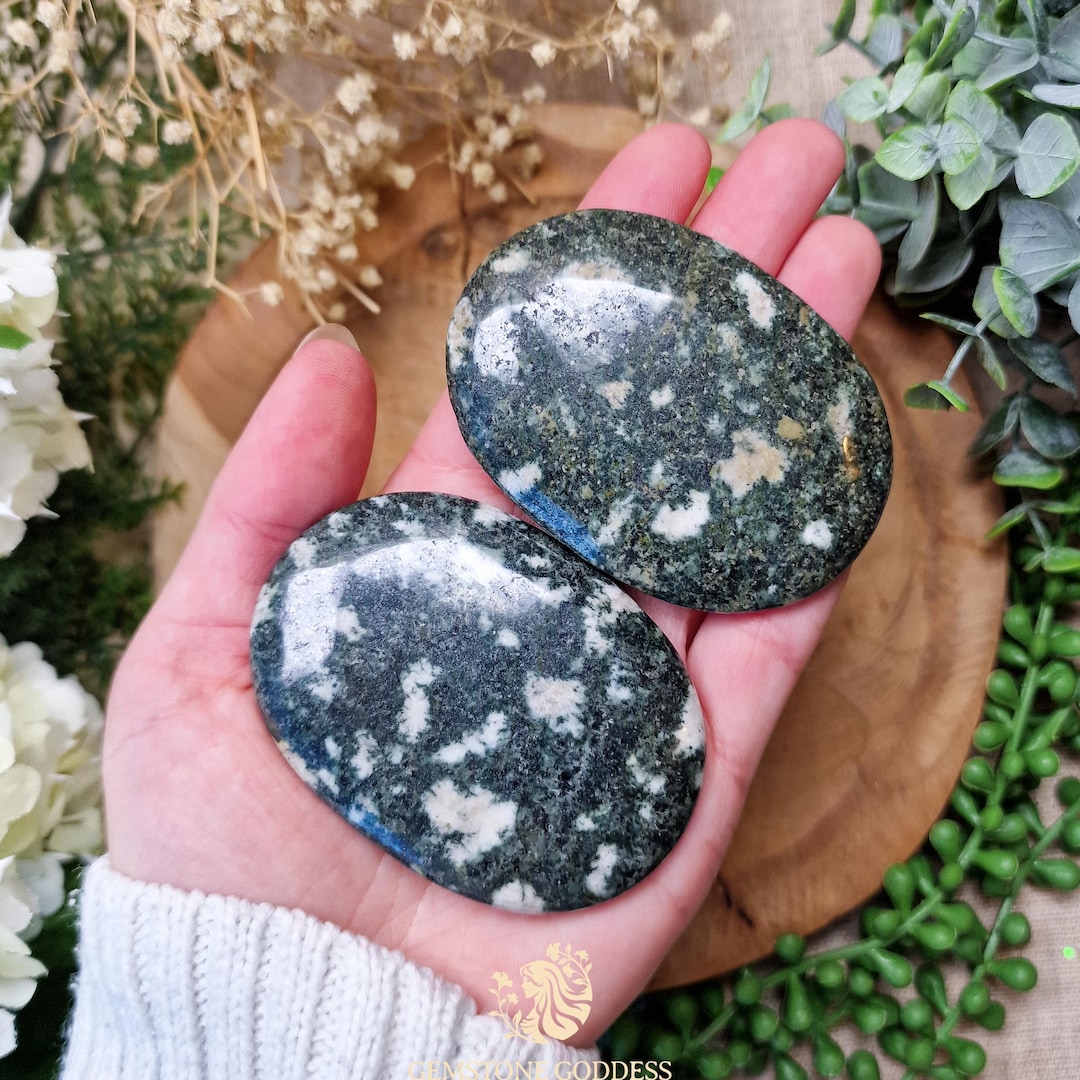Preseli Bluestone Palm Stone Hand Stone | Big Tumbled Large Gemstone ...