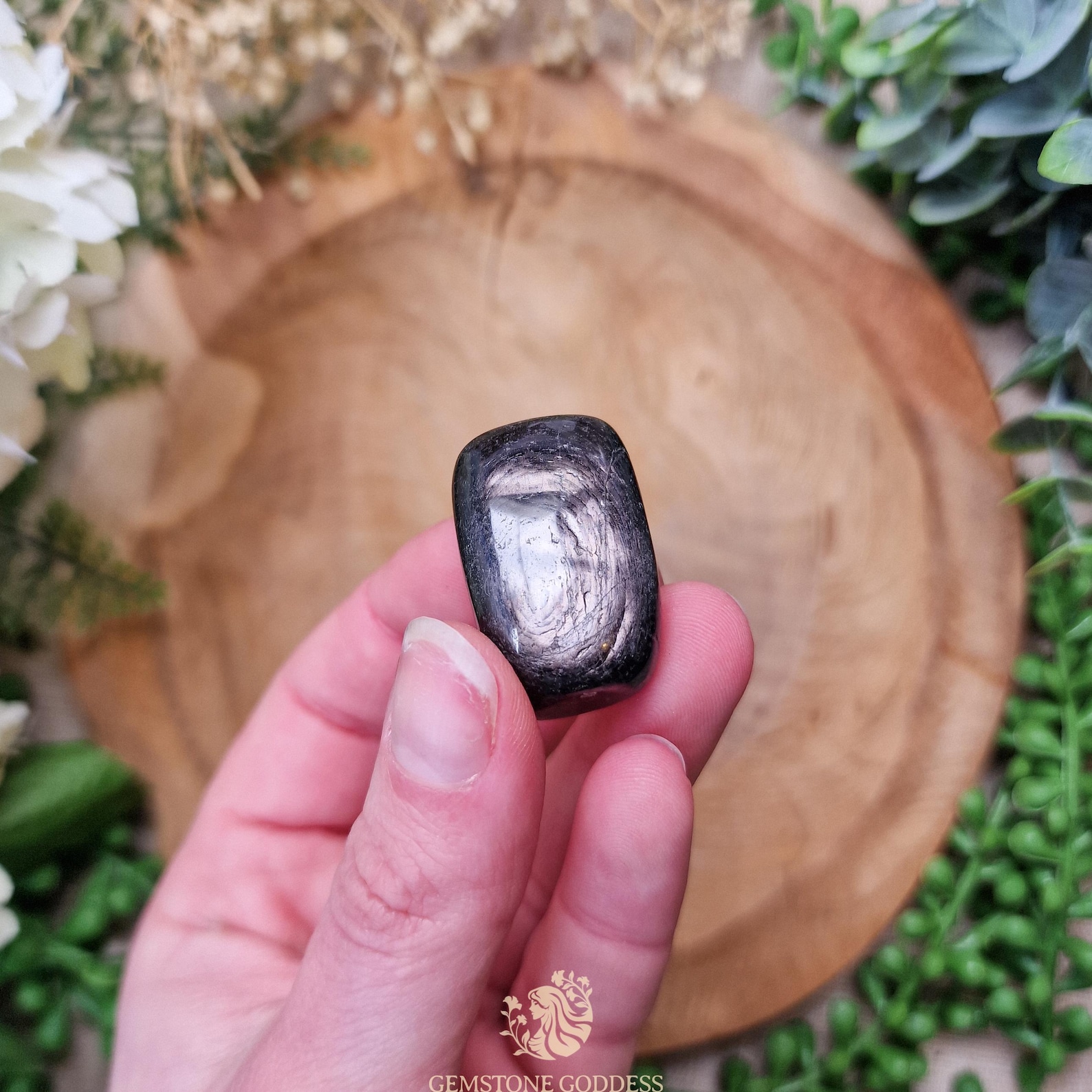 Hypersthene Tumbled Stone, Crystal Gemstone Polished Natural High ...