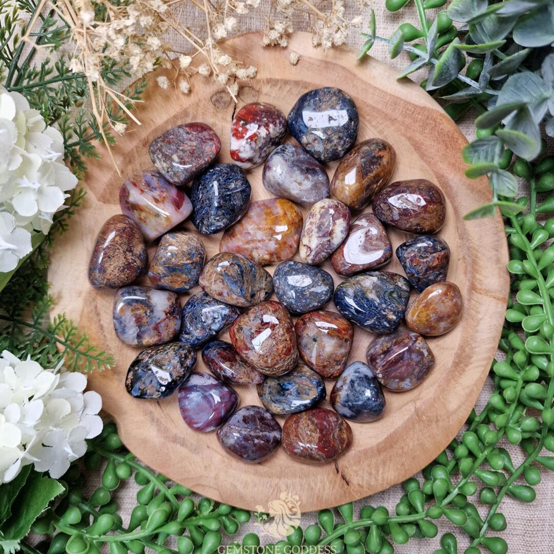 Pietersite Tumbled Stone, Crystal Gemstone Polished Natural High ...