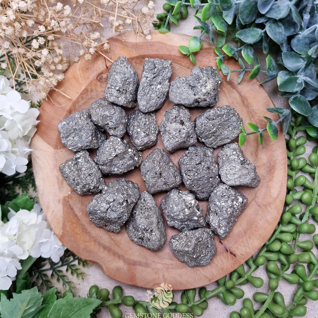 Raw Pyrite Rough Rock | Gemstone Natural Crystal High Quality Mineral ...