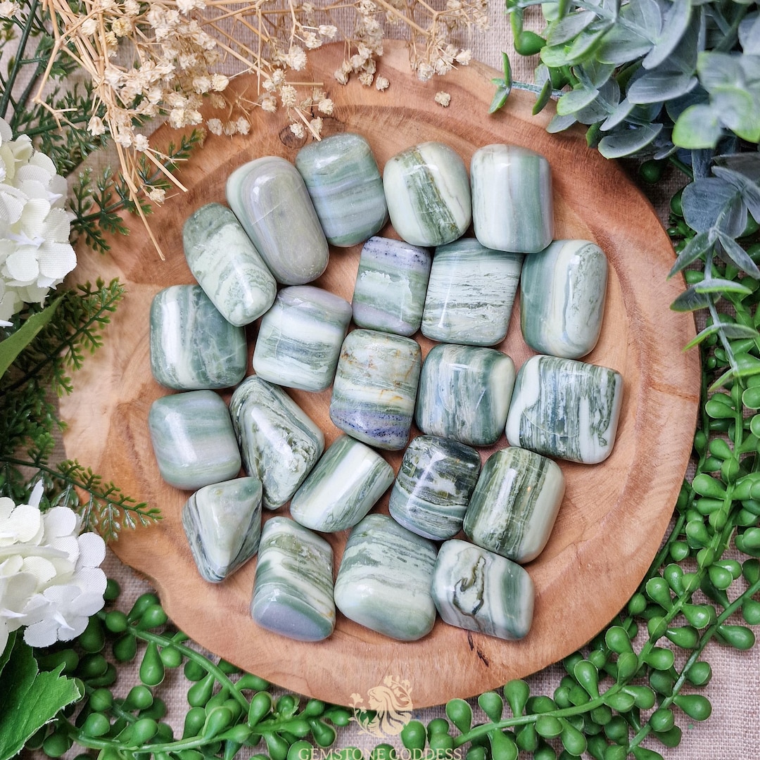 Infinite Stone Tumbled Stone, Crystal Gemstone Polished Natural High ...