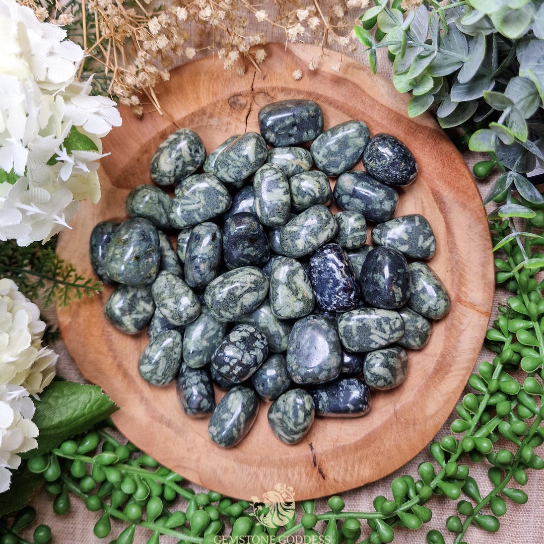 Chinese Writing Stone Tumbled Stone Crystal Gemstone Polished Natural ...