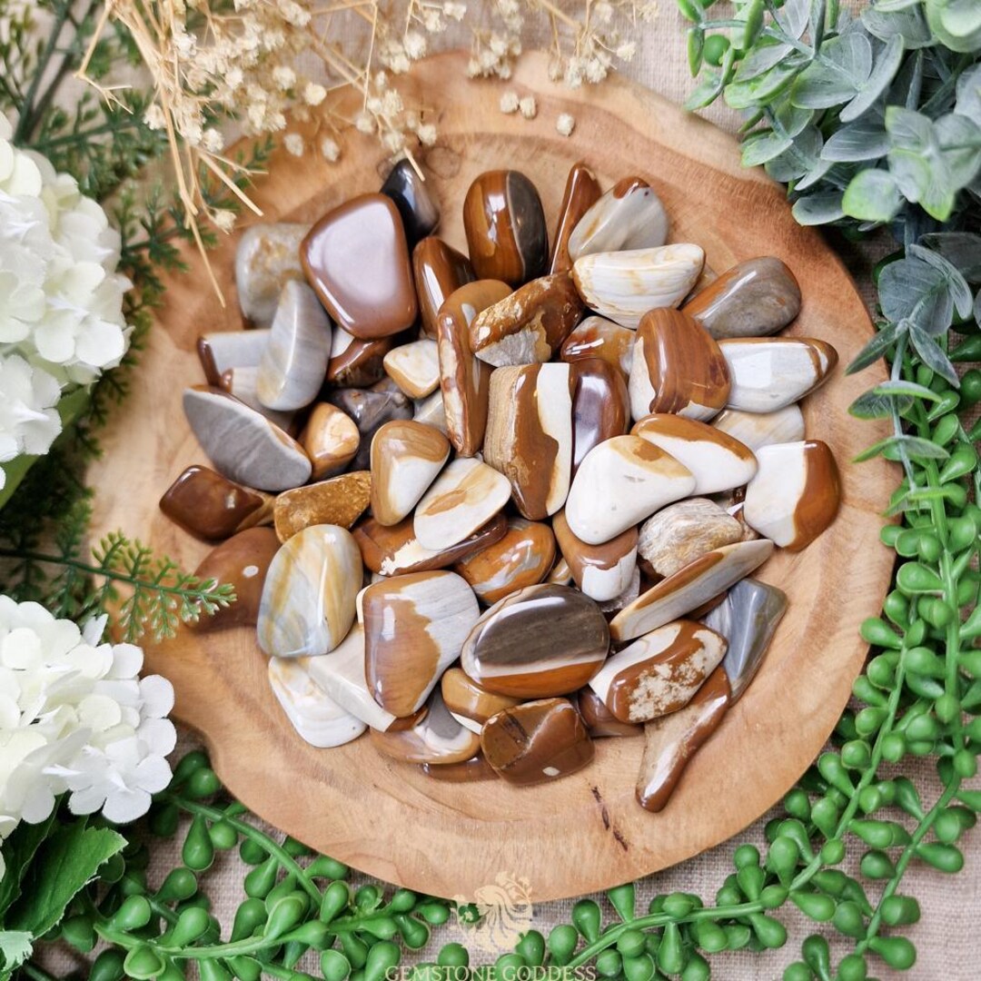 Limnoquartzite Tumbled Stone, Crystal Gemstone Polished Natural High ...