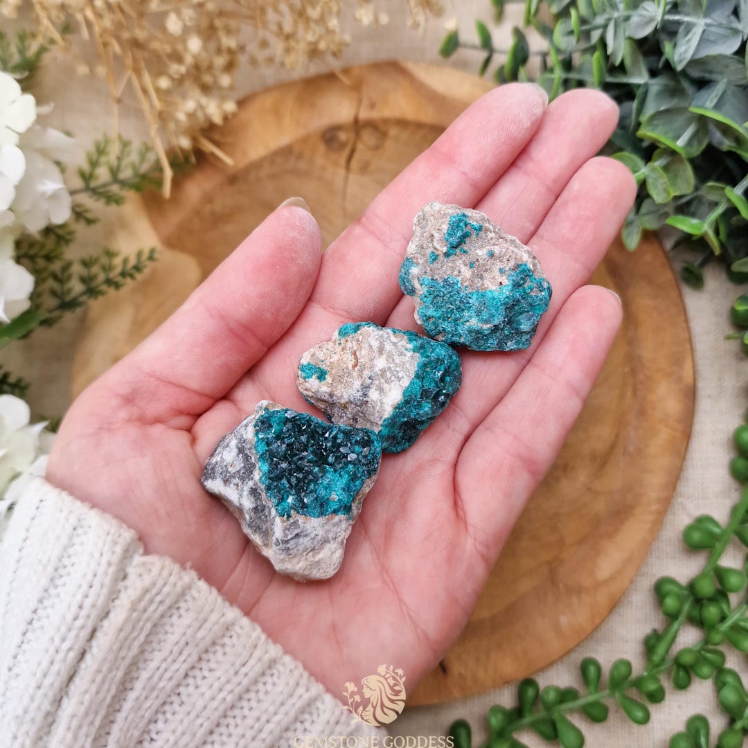 Raw Dioptase Rough Rock | Gemstone Natural Crystal High Quality Mineral ...