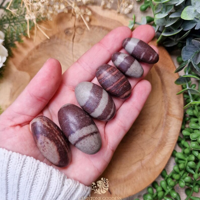 Shiva Lingam Tumbled Stone, Crystal Gemstone Polished Natural High ...