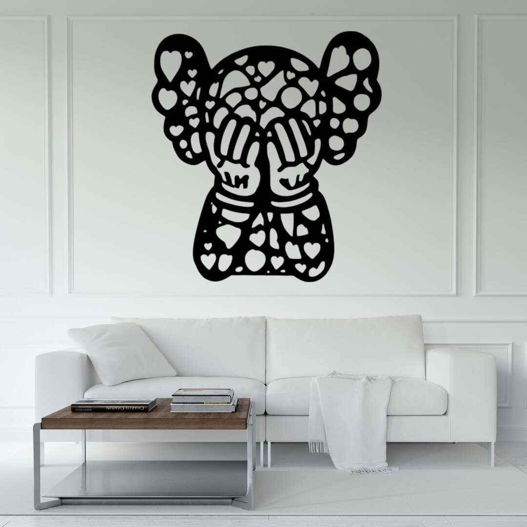 Kaws Style Vector Character Design for Laser Cutting (digital File) - Etsy