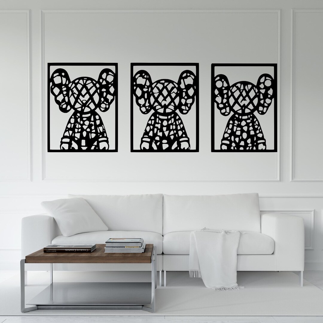 Kaws-style Vector Character Design for Laser, Plasma Cutting, Engraving ...
