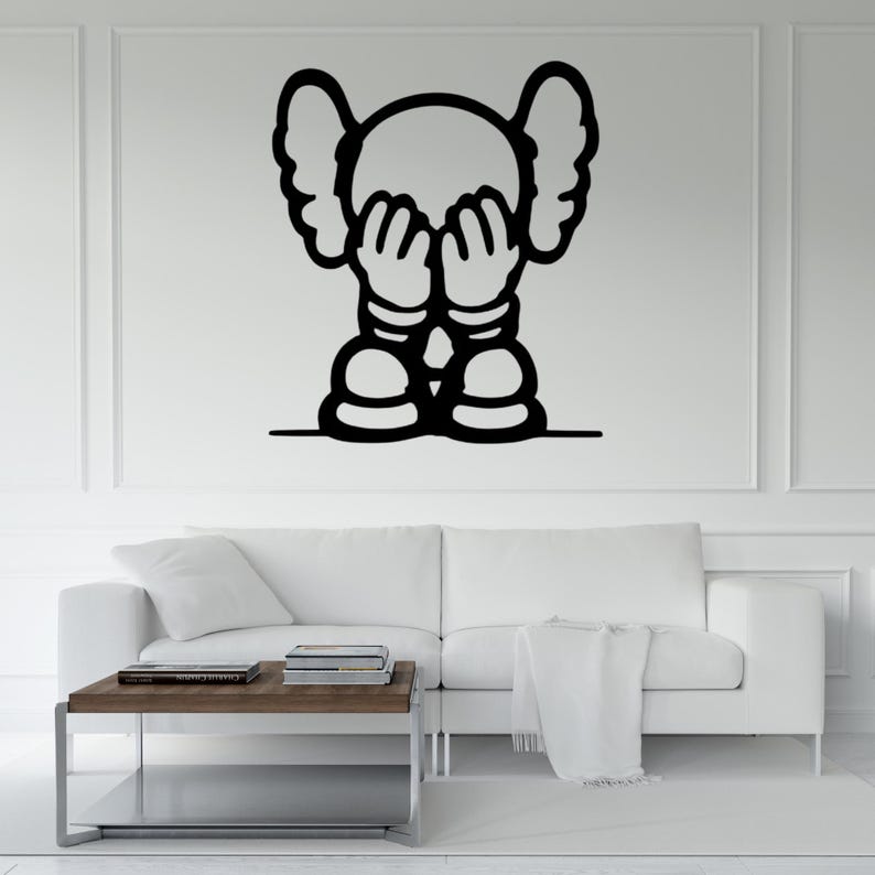Kaws Style Vector Art, Laser Cut File (digital Download) - Etsy Canada