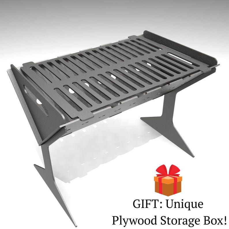 Grill & Fire Pit CNC Design – DXF Files for Laser, Plasma, Waterjet ...
