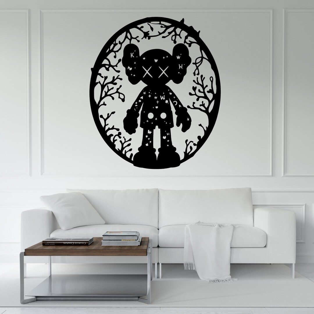 Kaws-inspired Vector Character Design, Laser Cut Files (digital ...