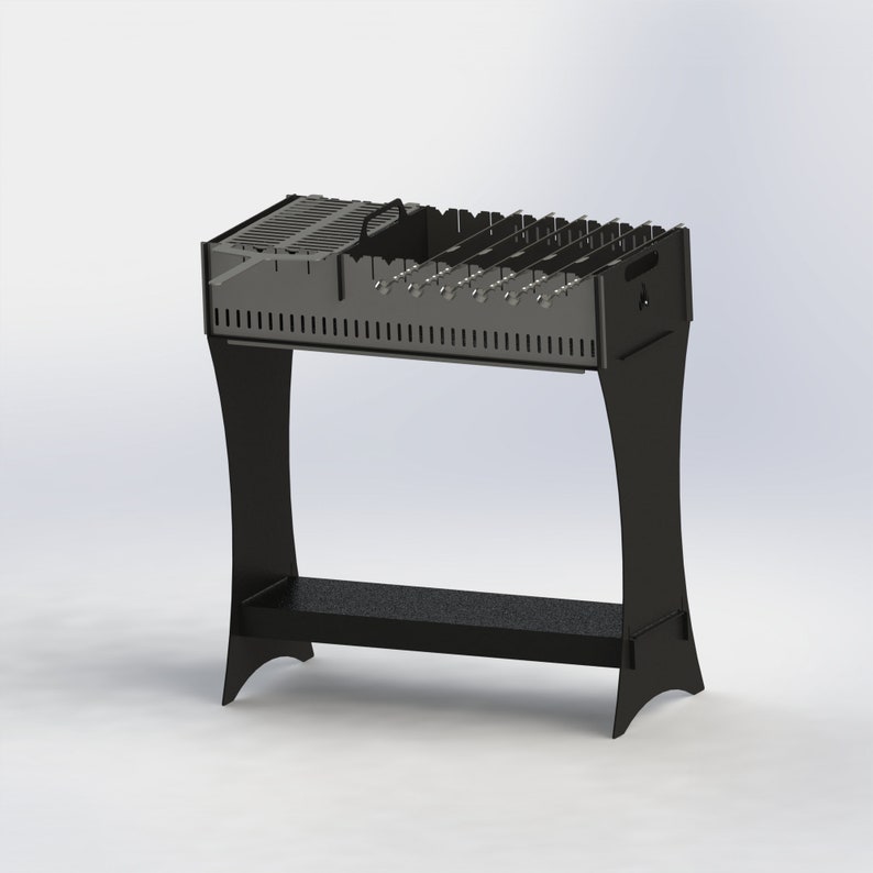 Collapsible Grill DXF Files Set for Laser Cutting BBQ & Fire Pit ...