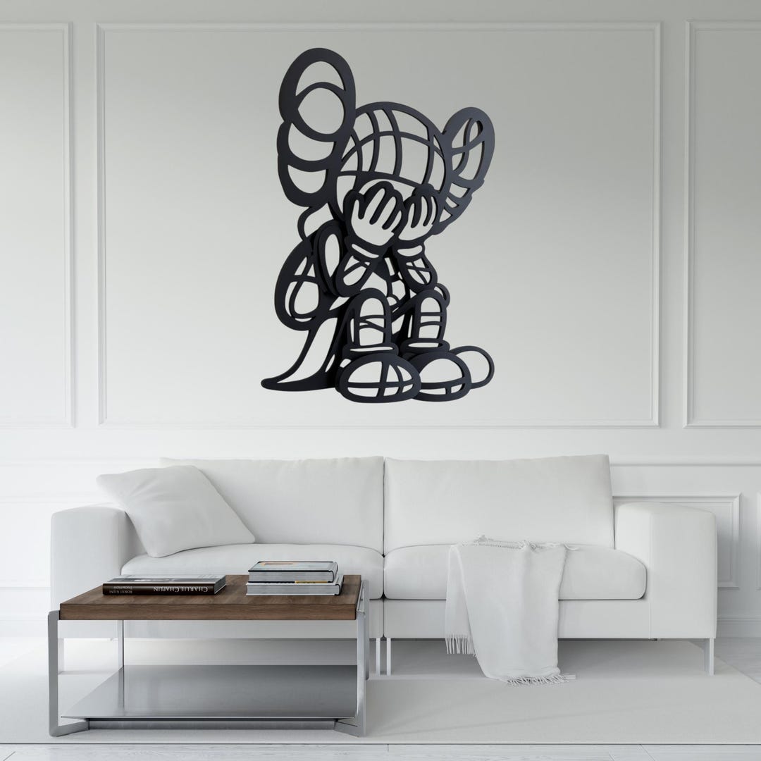 Kaws-inspired Wall Art Vector Design for Laser, Plasma Cutting ...