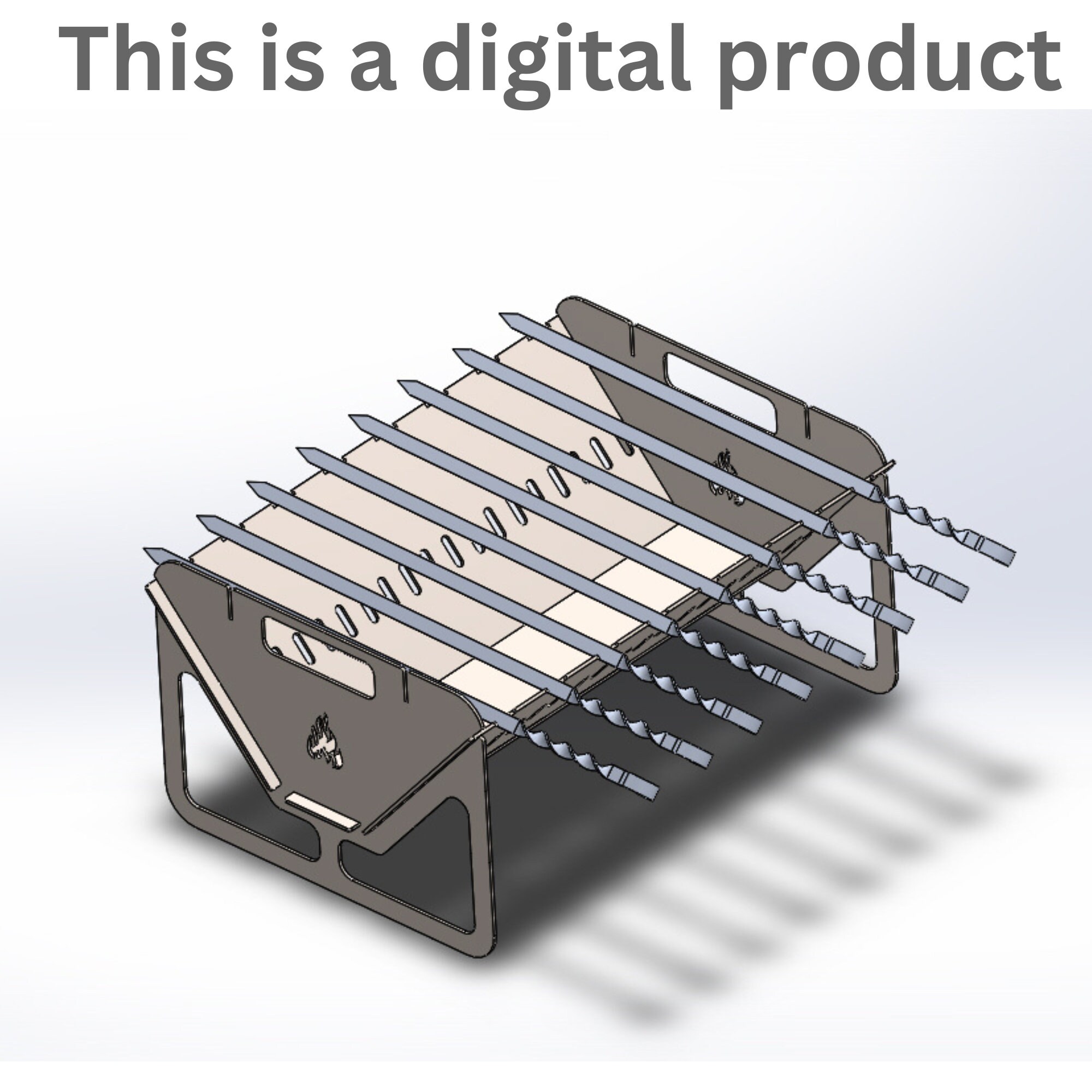 DXF Files for Collapsible Portable Grill & Fire Pit Plasma, Waterjet ...