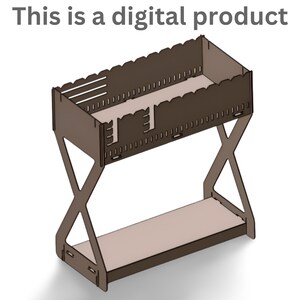 DXF Files for CNC Cutting Collapsible Grill and Fire Pit Set Laser ...