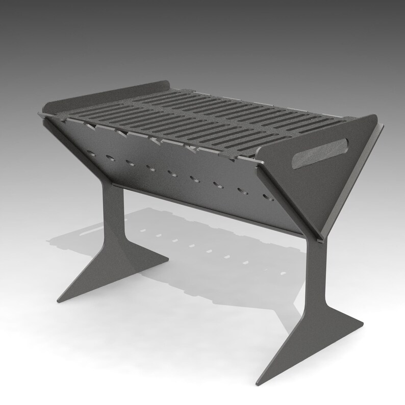 Grill & Fire Pit CNC Design – DXF Files for Laser, Plasma, Waterjet ...