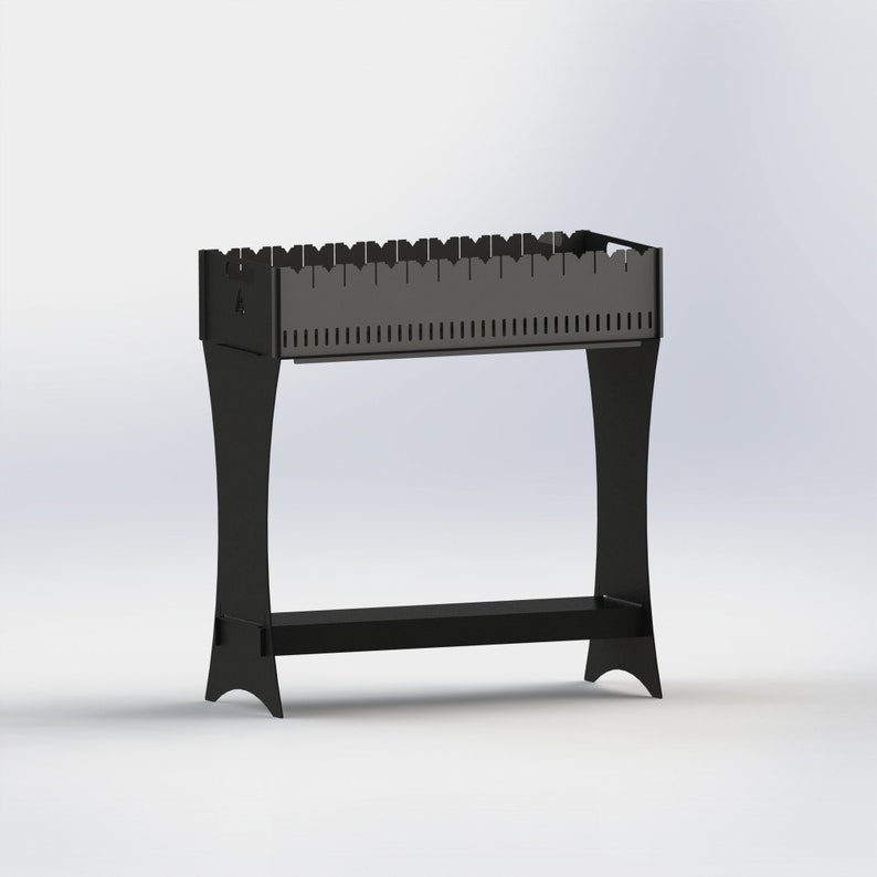 Collapsible Grill DXF Files Set for Laser Cutting BBQ & Fire Pit ...