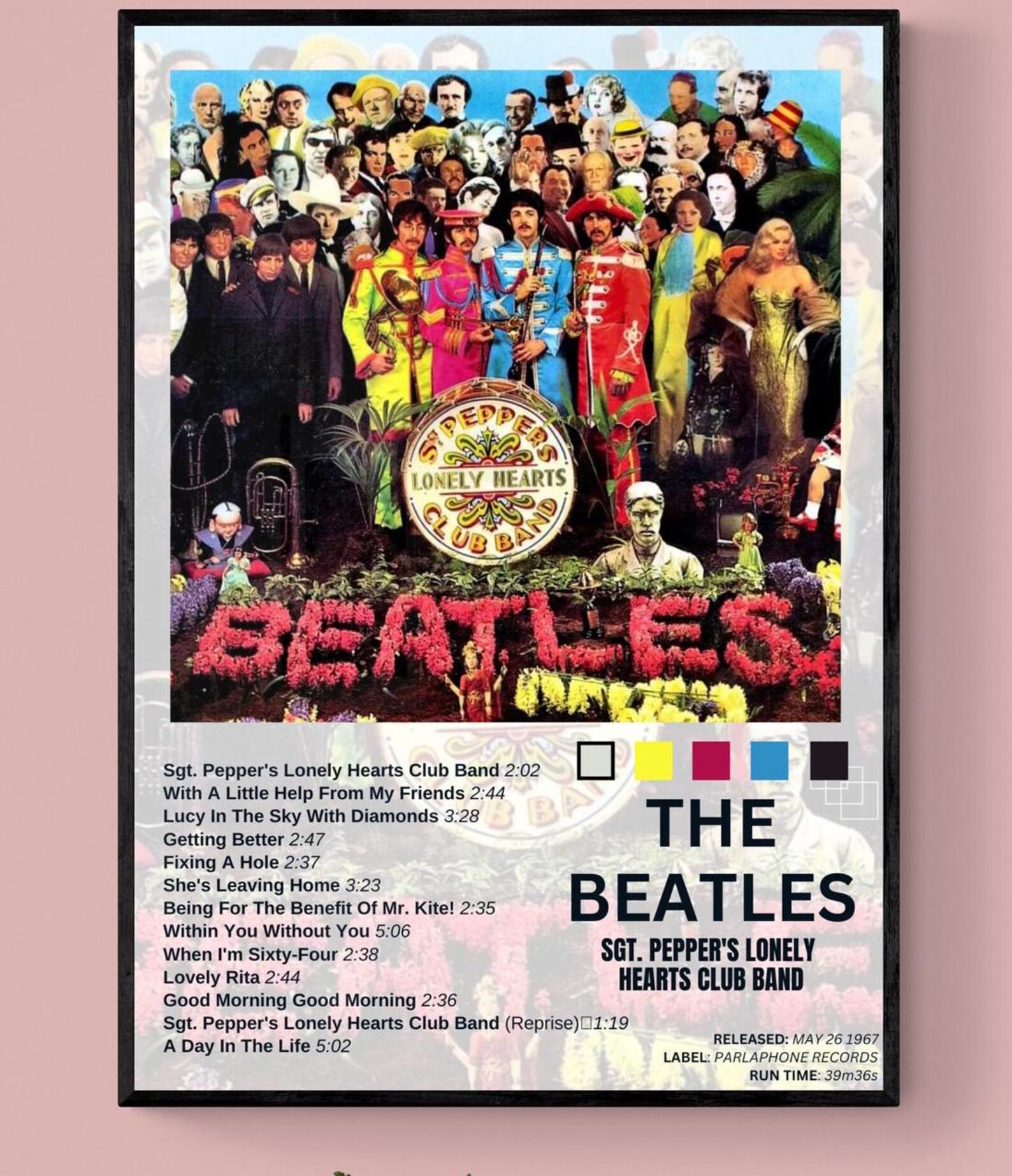 Custom Framed Album Art Personalized Music Wall Decor From Any Artist ...