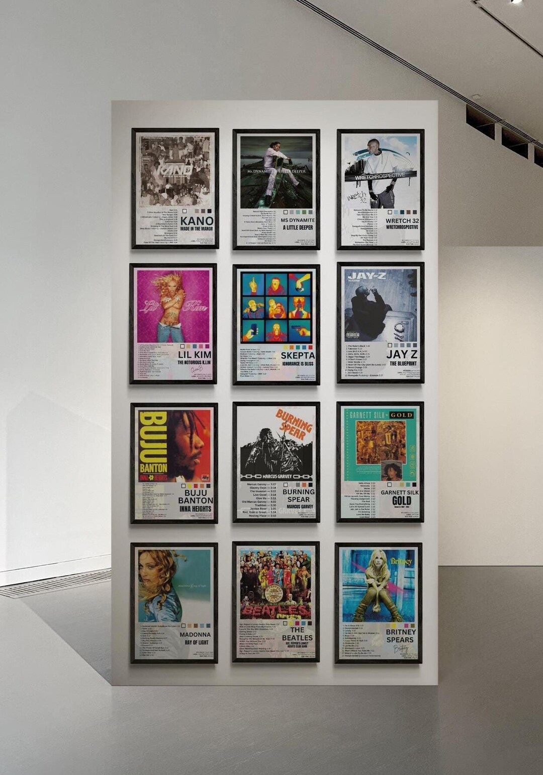 Custom Framed Album Art Personalized Music Wall Decor From Any Artist ...