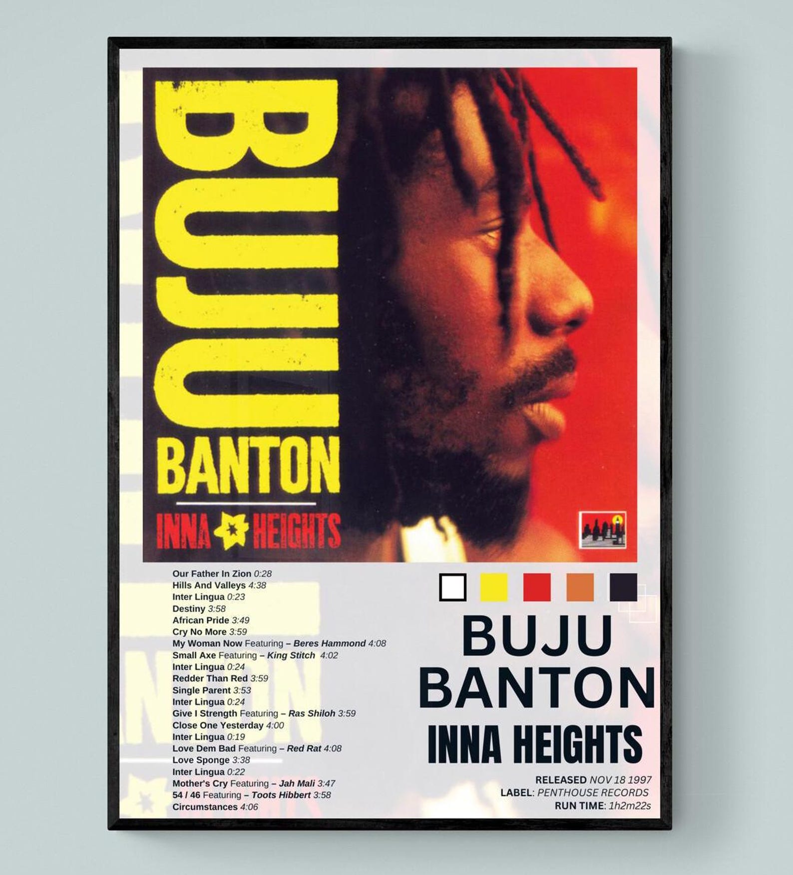 Custom Framed Album Art Personalized Music Wall Decor From Any Artist ...