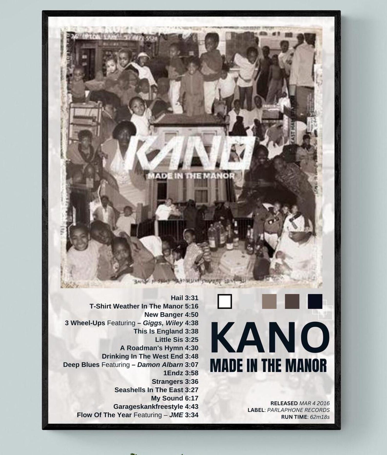 Custom Framed Album Art Personalized Music Wall Decor From Any Artist ...