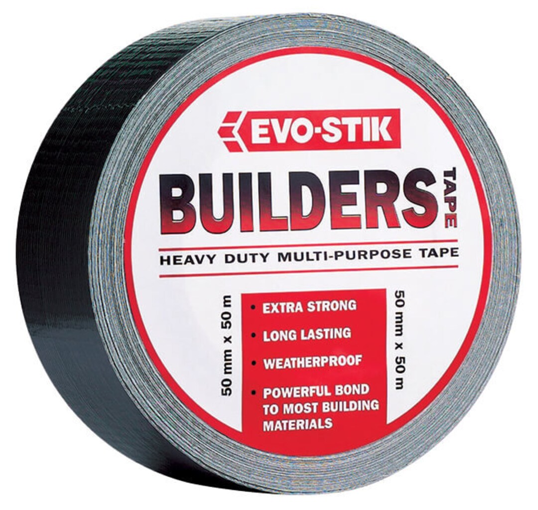 Evo-stik Builders Tape 50mm X 50m - Etsy